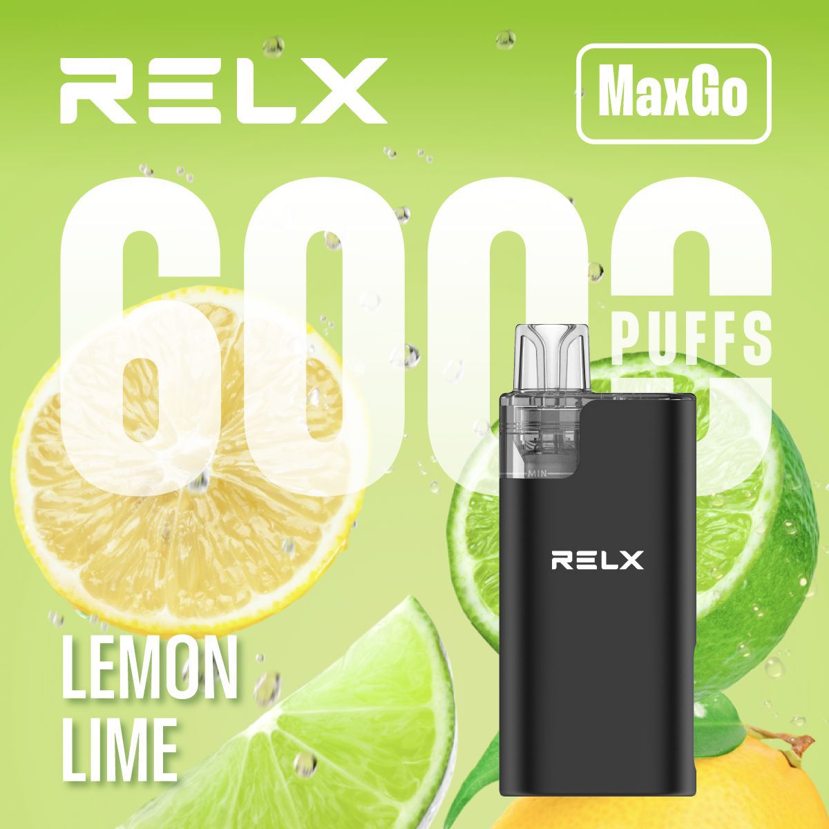 RELX Max Go 6000 Disposable Vape (Box of 5)